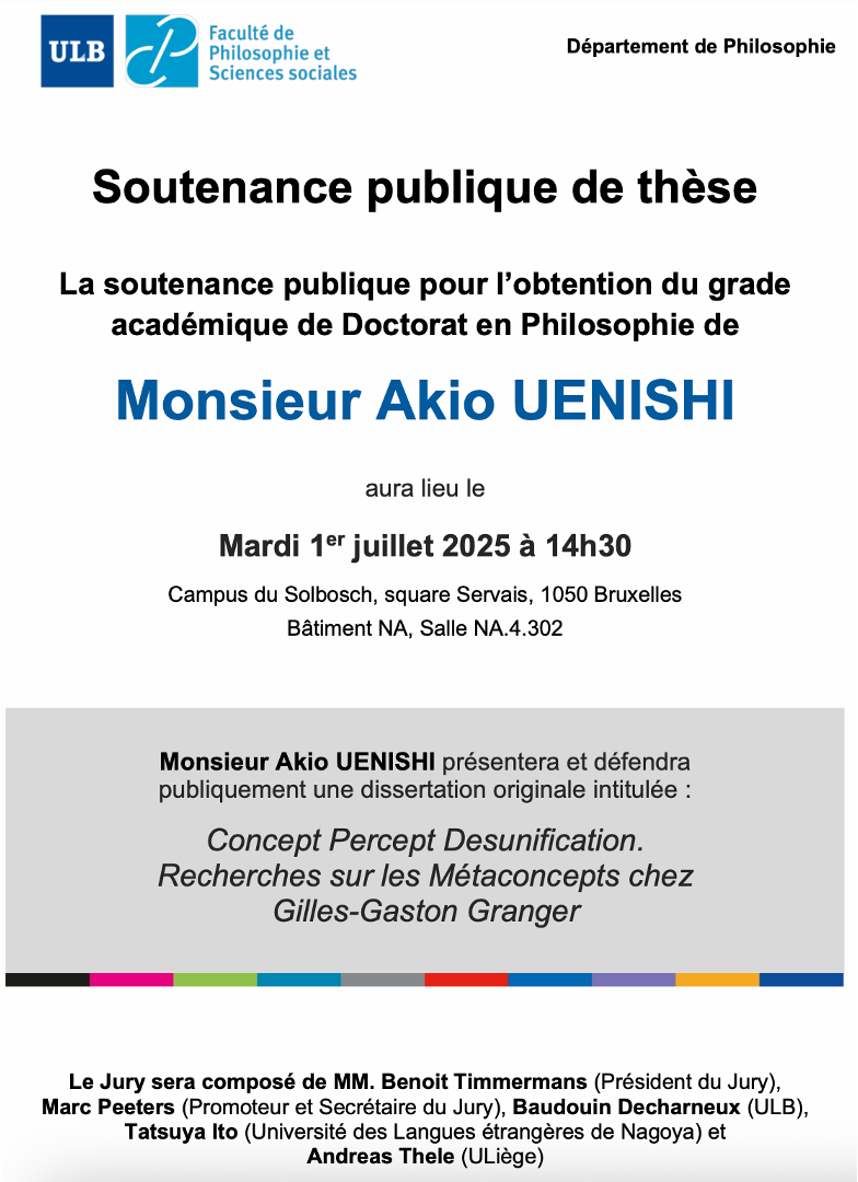Soutenance publique de thèse : Akio Uenishi - Centre de recherche ...